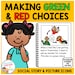 Social Story Making Green & Red Choices Book Special Education PCS ...