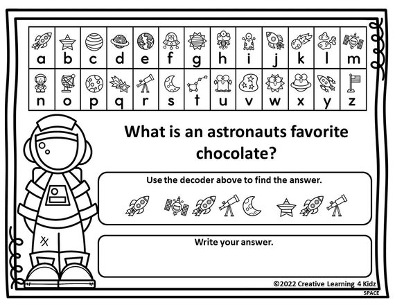 Riddles For Solar System Worksheet