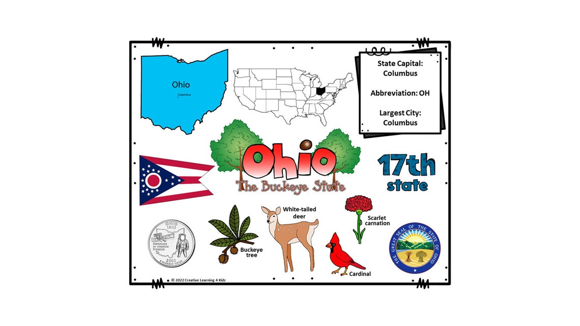 50 States Fact Sheets + Worksheets Bundle - Etsy