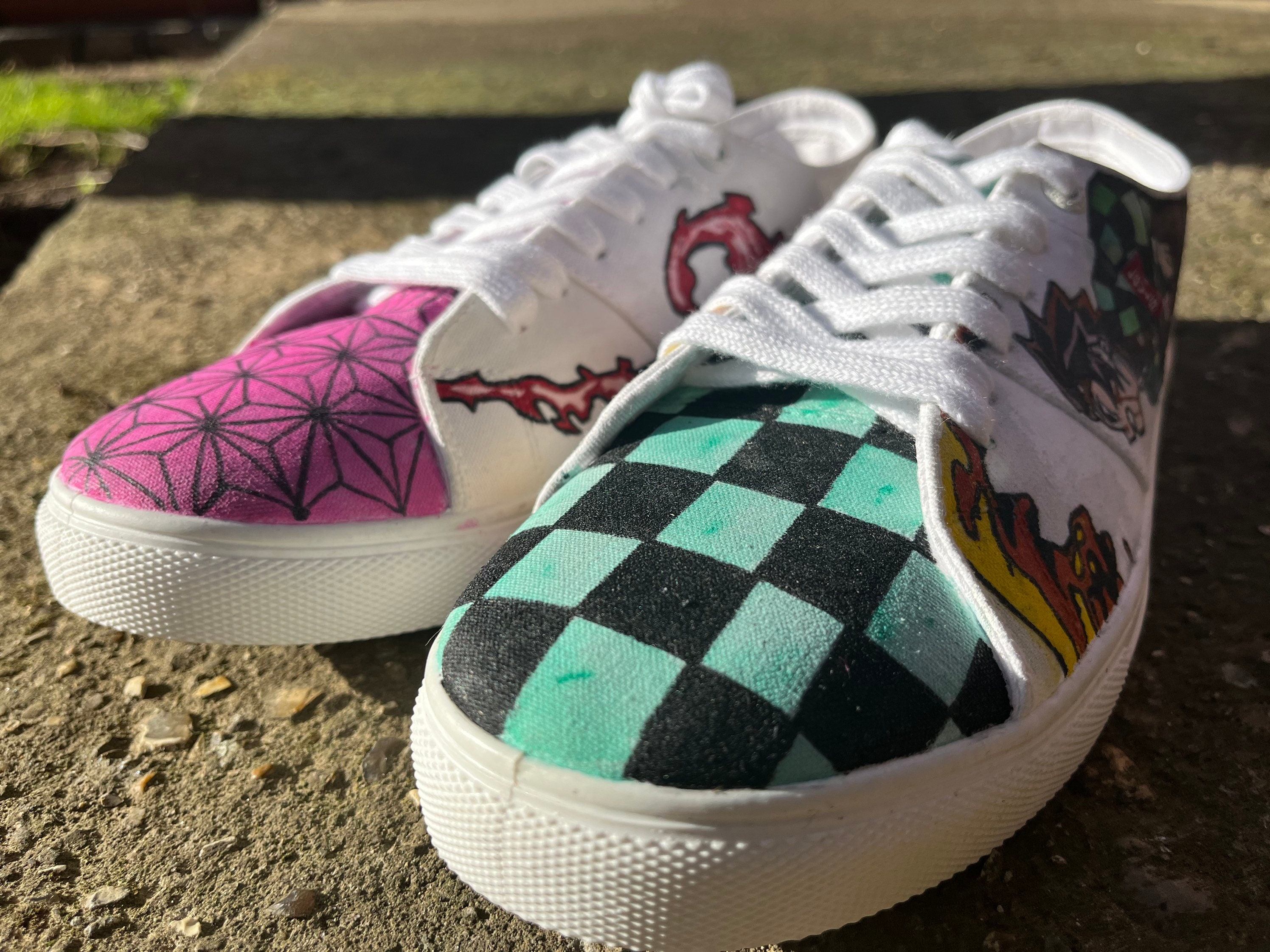 Demon Slayer Edition Tanjiro X Nezuko Custom Levi's. - Etsy México