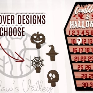 Halloween Countdown, Blank Halloween Countdown, Diy Halloween Countdown ...
