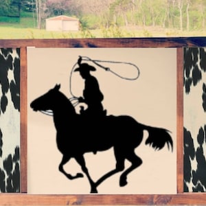 Genuine Cowhide Sign. Cowhide Sign. Custom Sign. Cowhide Branding Sign ...