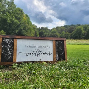 Genuine Cowhide Wood Sign Customizable Rustic Sign Rustic - Etsy