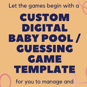 Custom Online Baby Pool Template That You Will Manage - Etsy