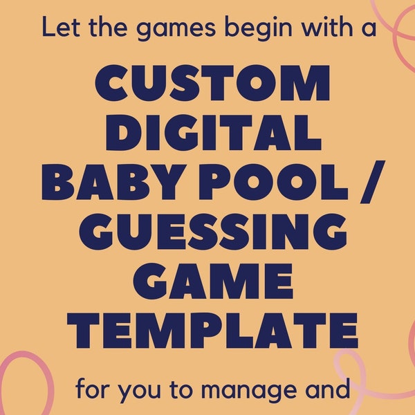 Baby Pool Template - Etsy