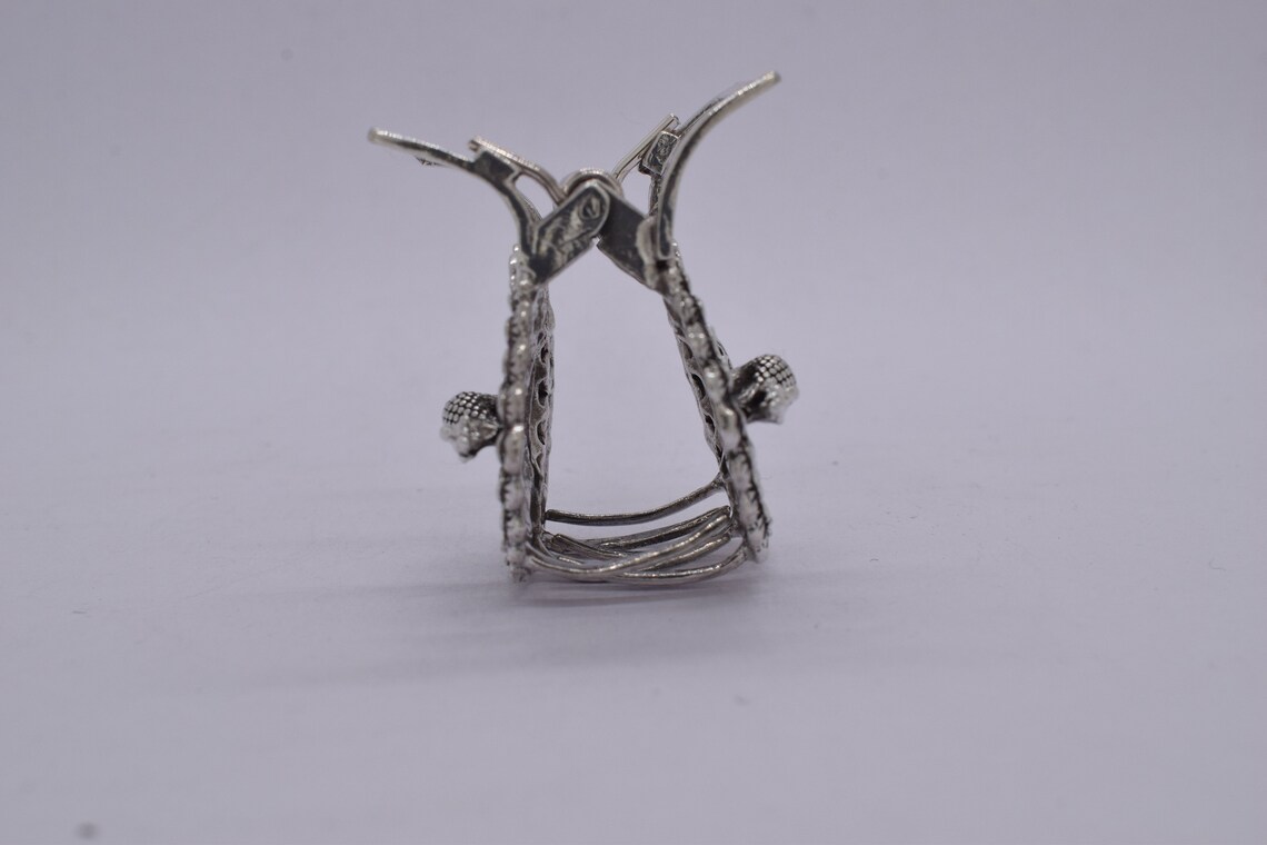 Stunning 925 Sterling Silver Hair Clutch | Handcrafted Hair Accessory ...