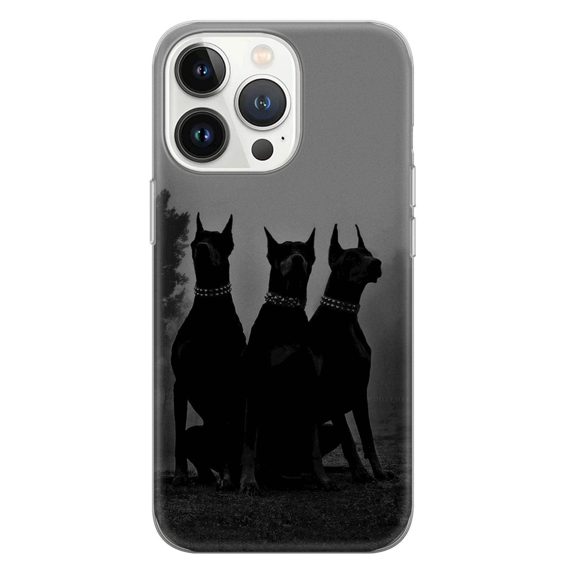 Pet Phone Case Doberman Cover for iPhone 15 14 13 12, Samsung S23 S22 ...