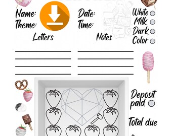 Candy Order Form - Etsy