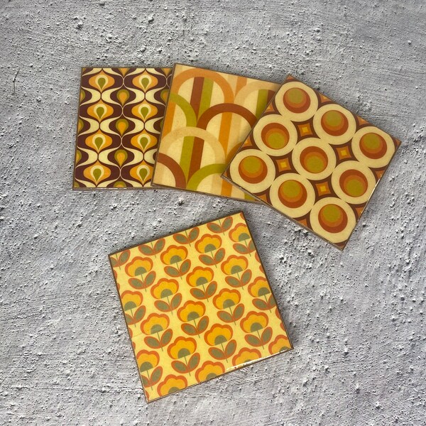 70s Coasters - Etsy