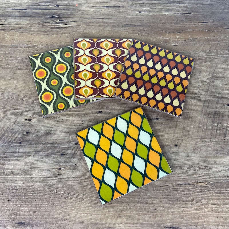 70s Coasters - Etsy