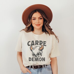 Carpe Demon Carpe Diem Seize the Day Horror & Gothic Metal Skull Tattoo ...