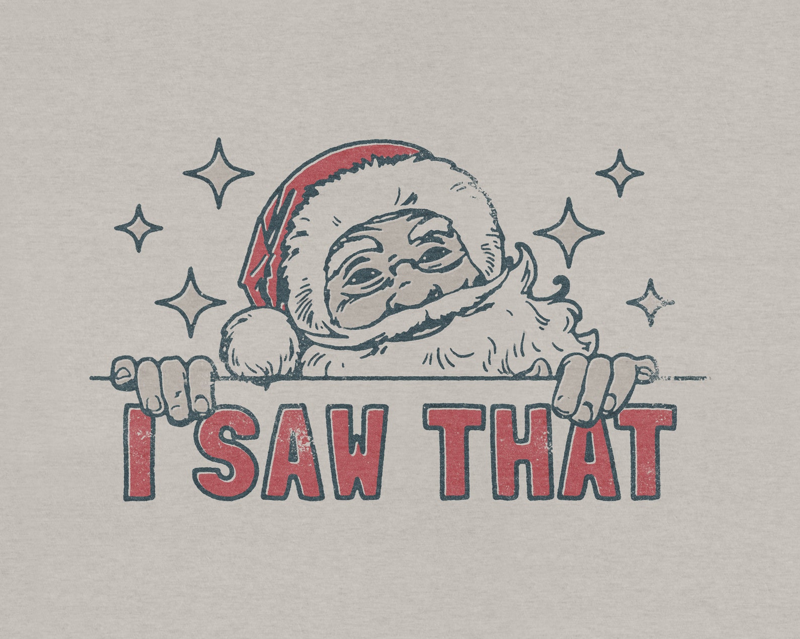 Santa I Saw That Funny Vintage Retro Christmas Transparent PNG Digital ...