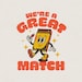 We're a Great Match Cute Funny Retro Vintage Valentine's Day Matchbook ...