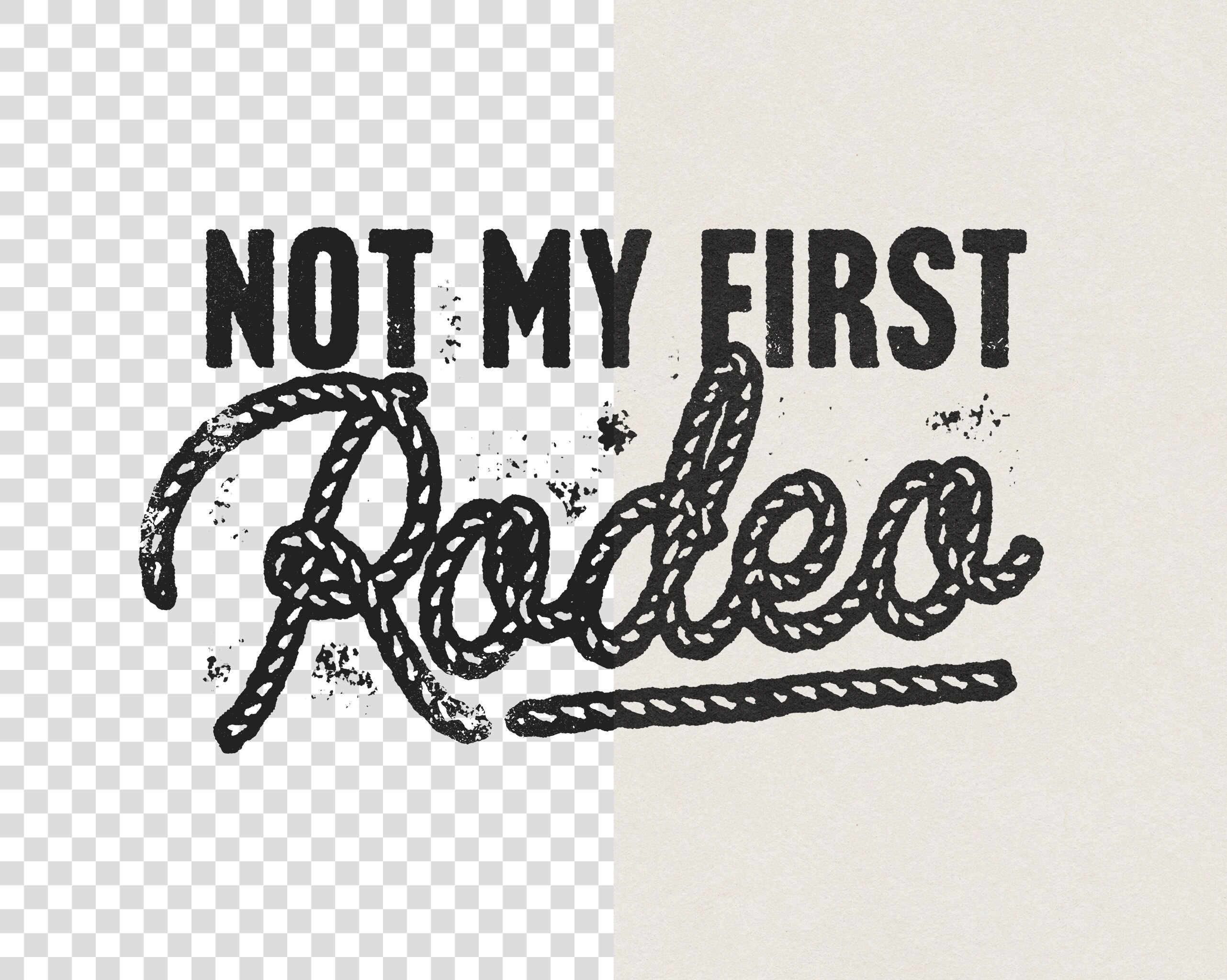 Not My First Rodeo American Cowgirl & Cowboy Vintage Country - Etsy