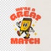 We're a Great Match Cute Funny Retro Vintage Valentine's Day Matchbook ...