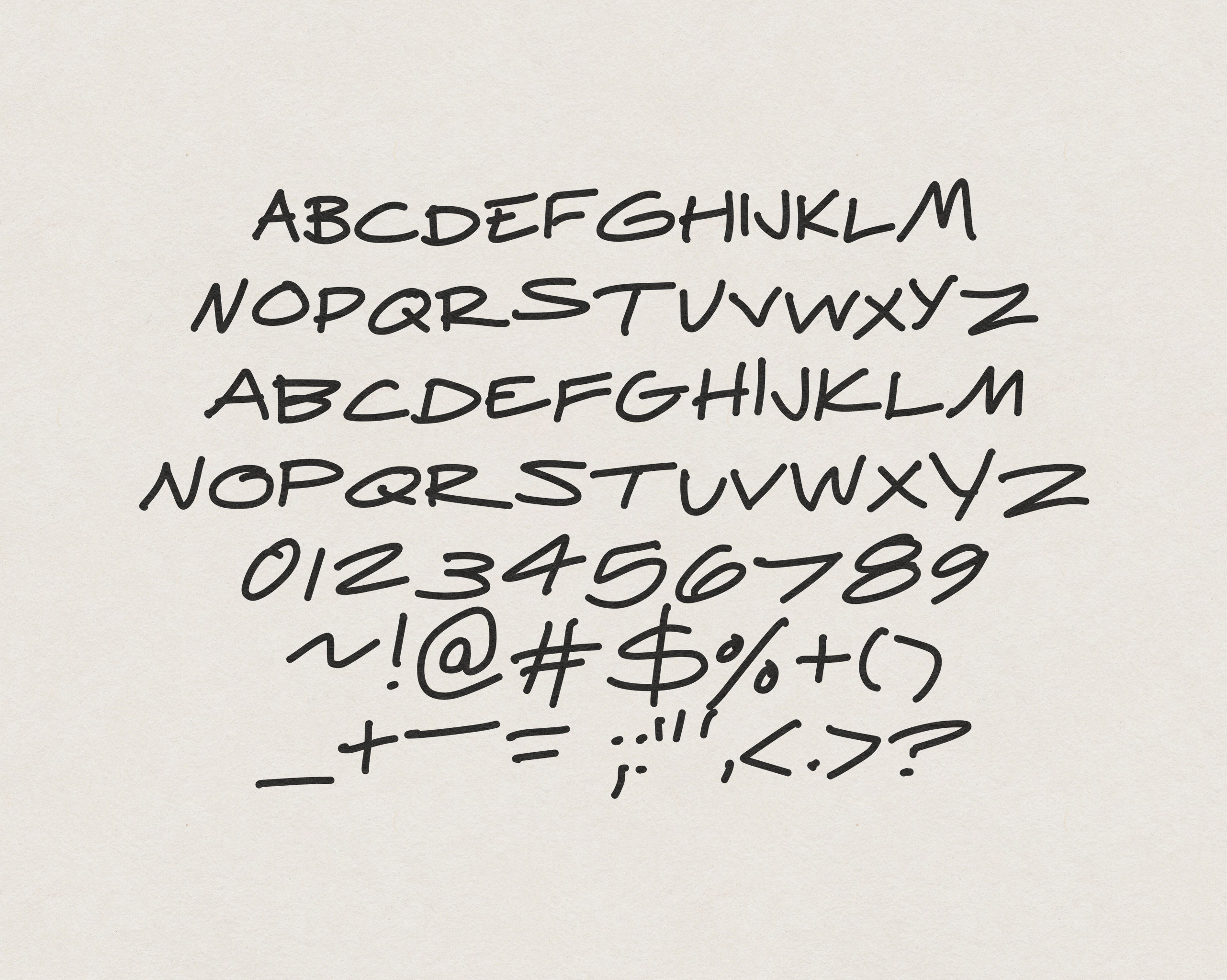 Hand Redaction: Trendy Handwritten Font Modern Calligraphy - Etsy