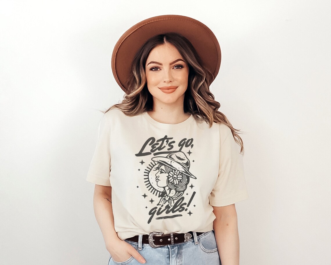 Let's Go Girls Shania Twain American Cowgirl & Cowboy Vintage Country ...