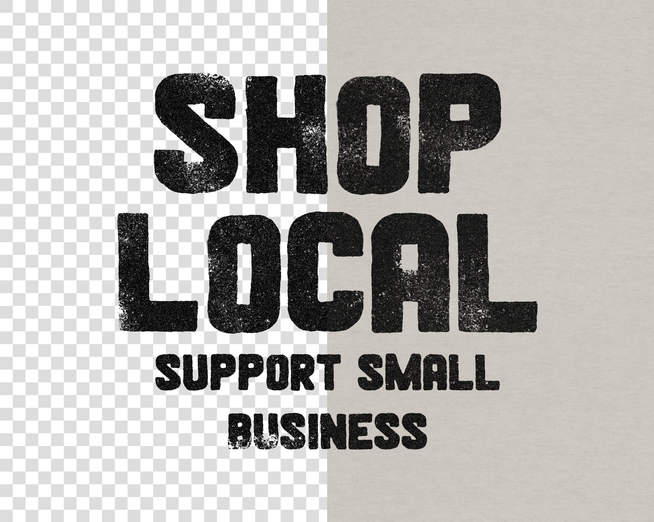 Shop Local Support Local Transparent PNG Digital Download for - Etsy