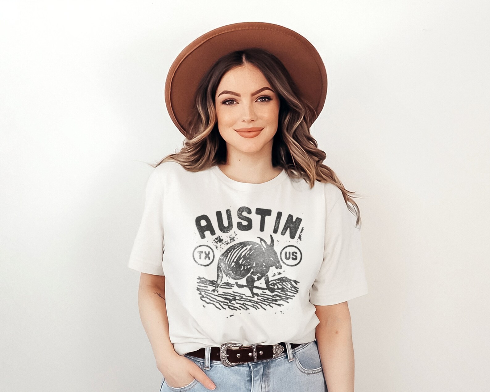 Austin Texas USA Hipster Armadillo Vintage Vacation Desert - Etsy