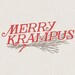 Merry Krampus Horror Dark Christmas Alpine Folklore With Birch Branch ...