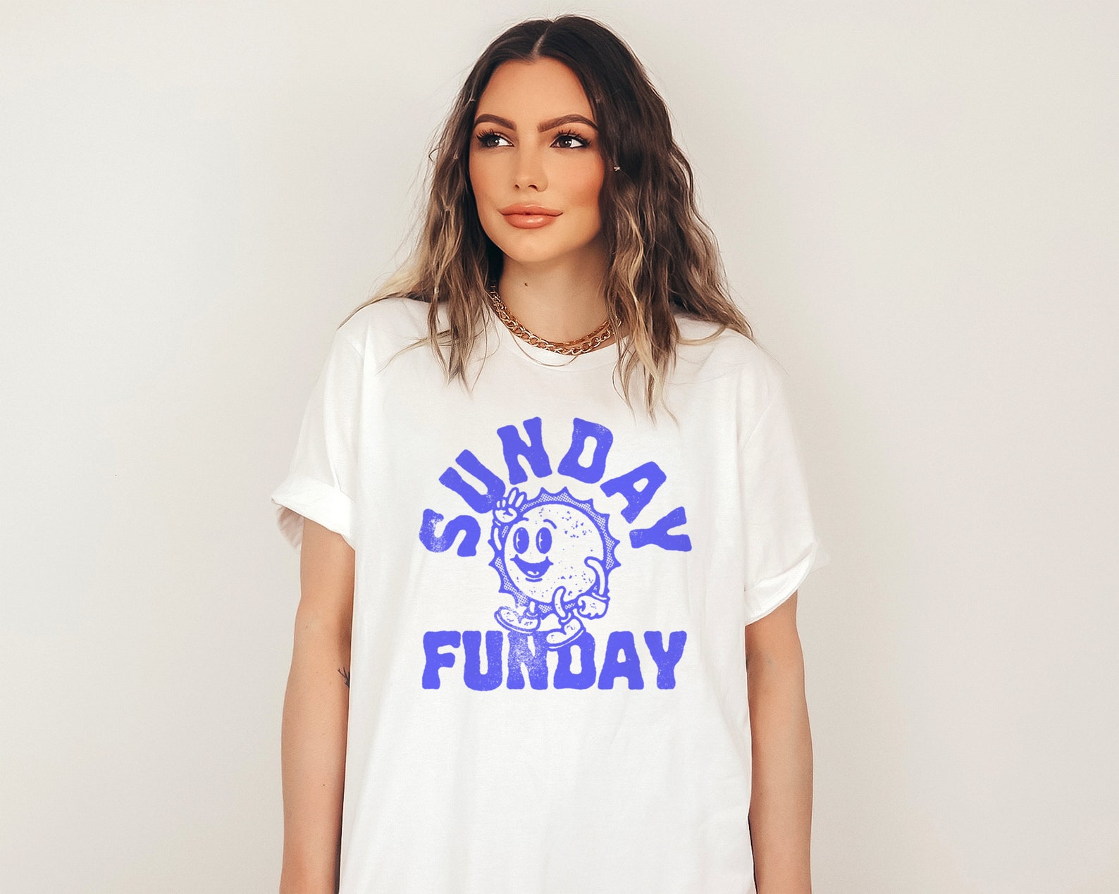 Sunday Funday, Sunday Brunch Cute Retro Vintage Sun Mascot Transparent ...
