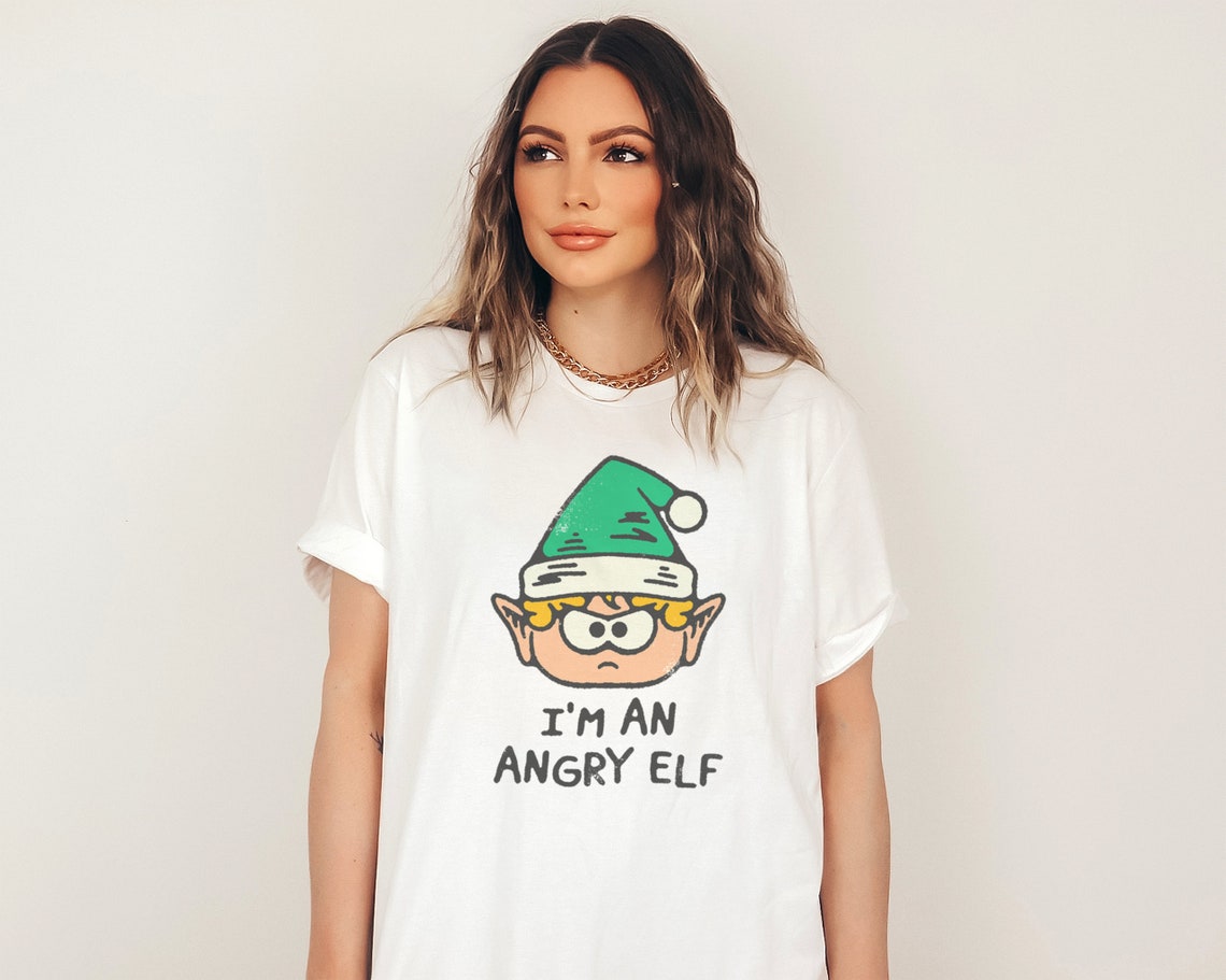 I'm an Angry Elf Funny Retro Vintage Christmas - Etsy