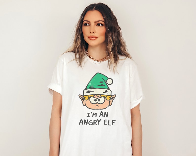I'm an Angry Elf Funny Retro Vintage Christmas - Etsy