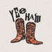 Yee Haw Cowboy Boots American Western Country Cowgirl USA Retro Vintage ...