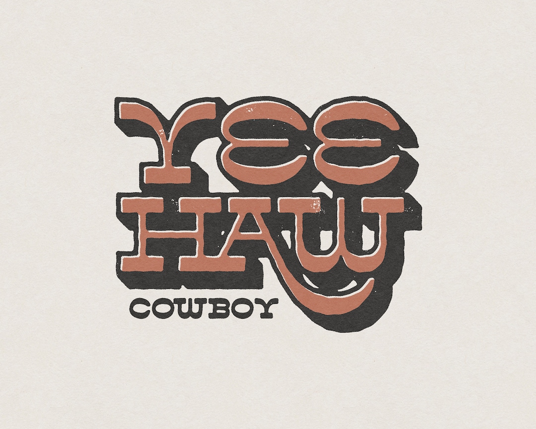 Yee Haw Cowboy Cute and Stylish Chic Boho Western Country Funny ...