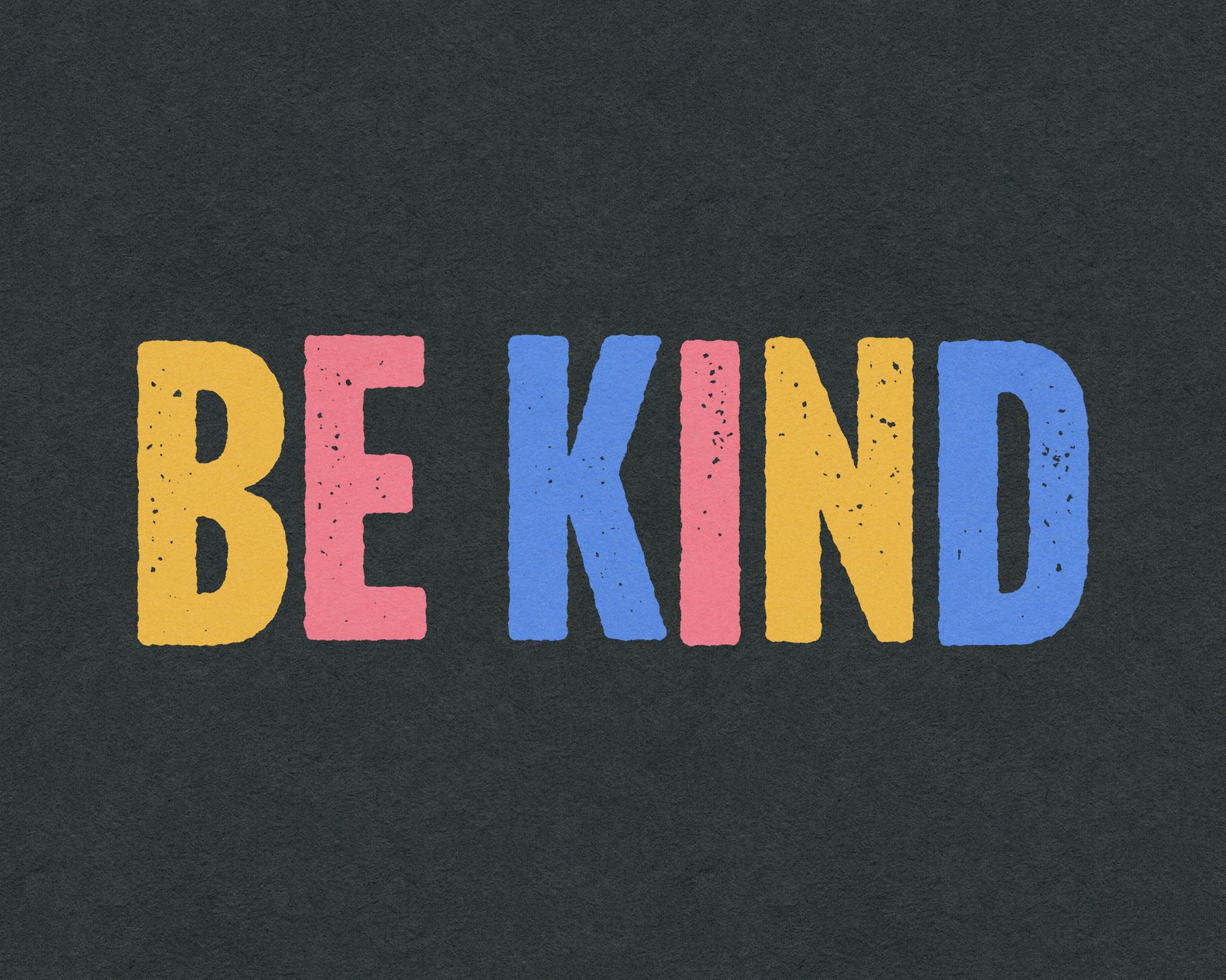 Be Kind Simple Minimal Inspirational and Motivational Saying ...