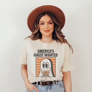 America's Ghost Wanted Cute Halloween Criminal October 31 Funny and ...