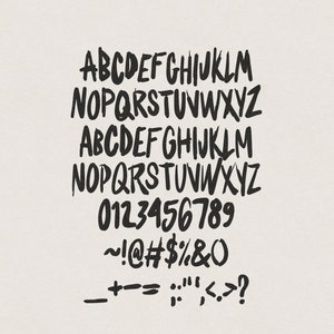 Fat Hand: Trendy Handwritten Font | Modern Calligraphy, Brush, Script ...