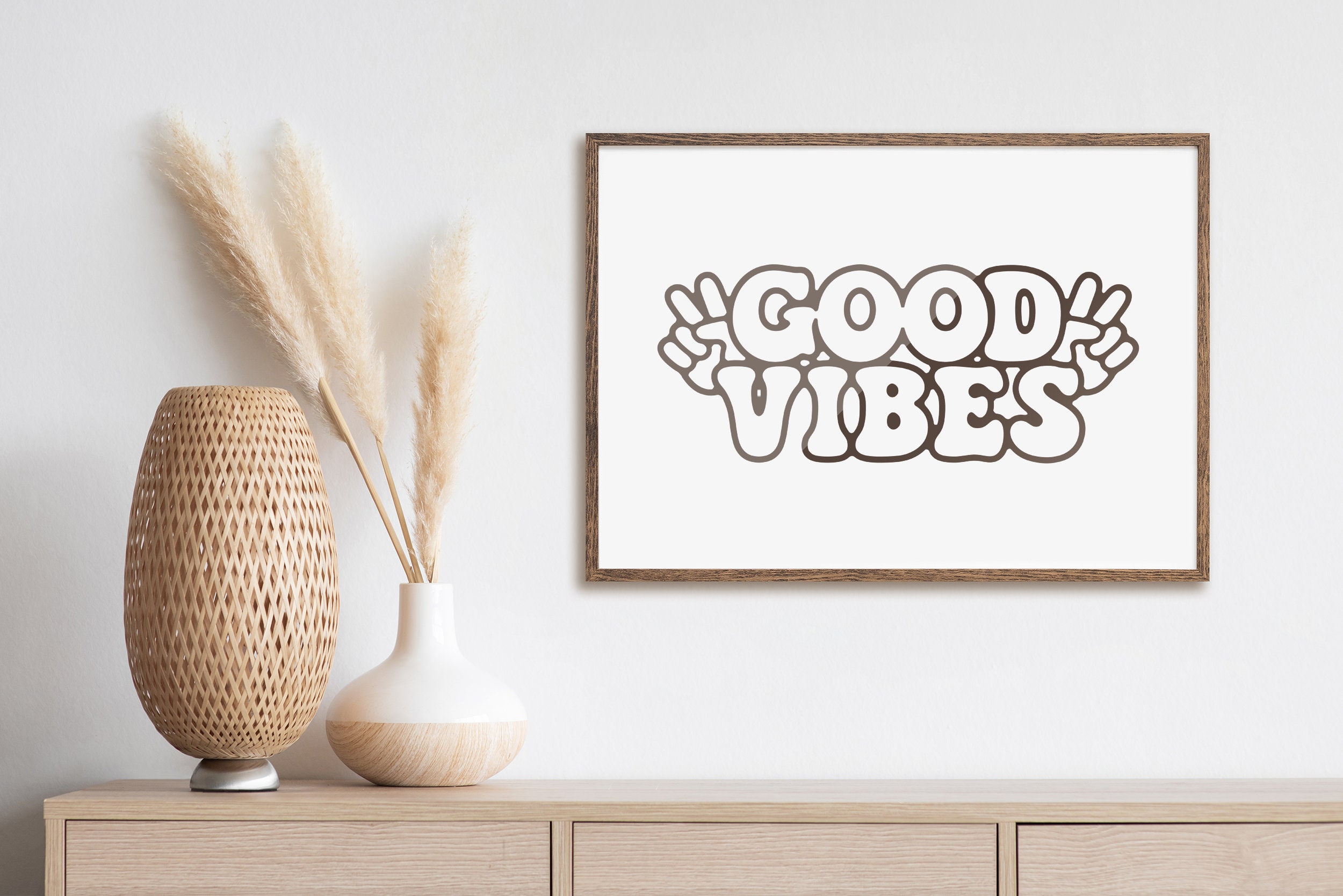 Good Vibes SVG Vector Illustration Instant Digital Download for ...