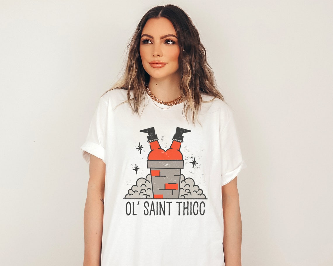 Ol' Saint Thicc, St. Nick, Funny Santa Claus Retro Vintage Christmas ...