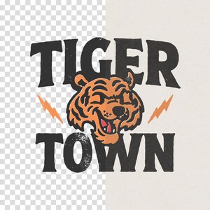 Tiger Town Generic Sports Football Baseball Cartoon Mascot LSU Tigers ...