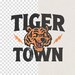 Tiger Town Generic Sports Football Baseball Cartoon Mascot LSU Tigers ...