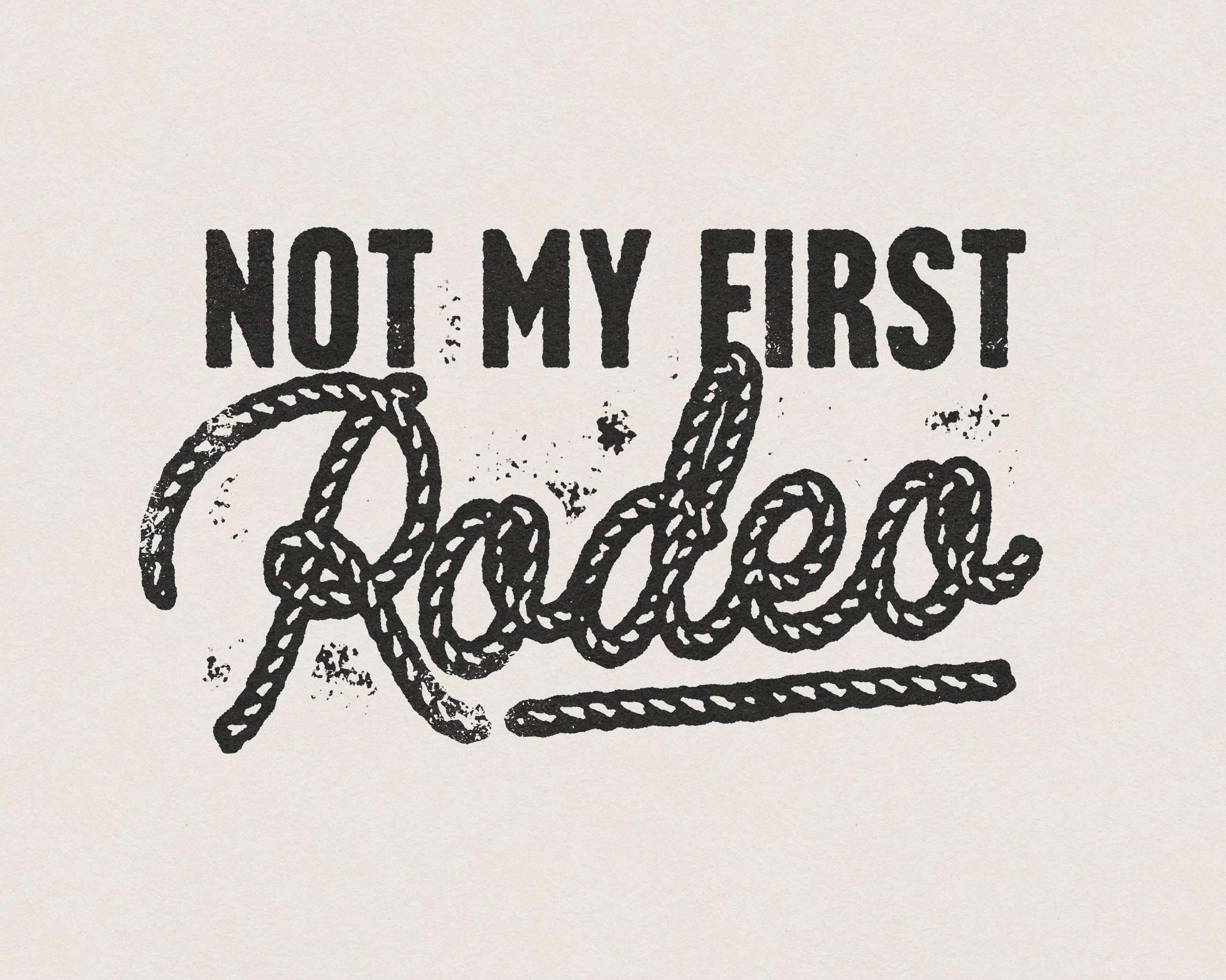 Not My First Rodeo American Cowgirl & Cowboy Vintage Country - Etsy