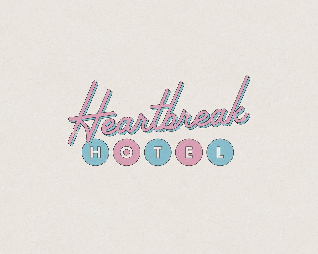 Heartbreak Hotel Elvis Presley Retro Vintage 1950s Marquee Sign for ...