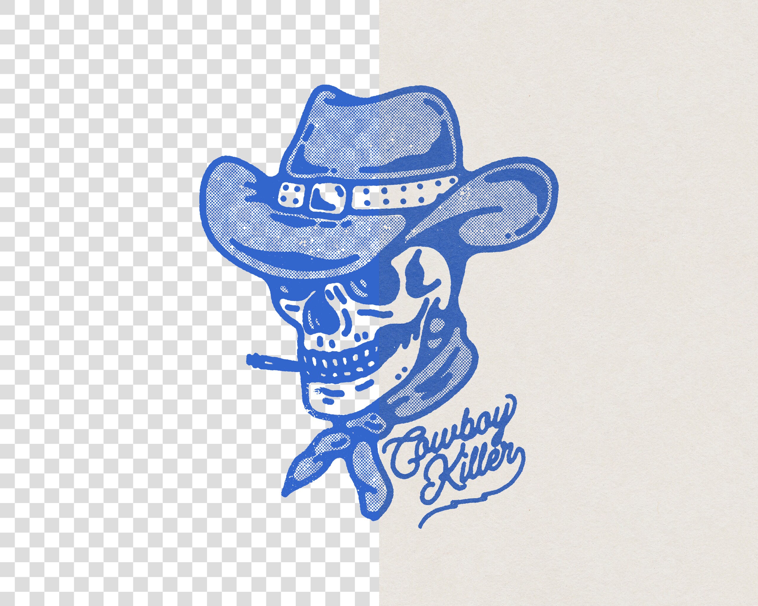 Cowboy Killer Western Outlaw Skull American Country USA - Etsy