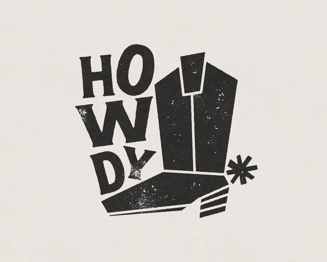 Howdy Cowboy Boots American Western Country Cowgirl USA Retro Vintage T ...