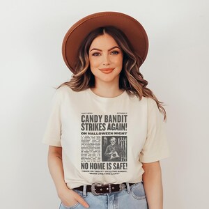 Candy Bandit Strikes Again Funny & Humorous Fake Halloween Newspaper ...