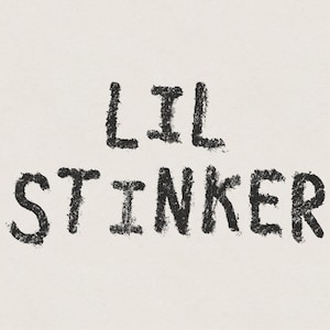 Lil Stinker Cute and Funny Minimal Children's, Kid's, Toddler's Crayon ...