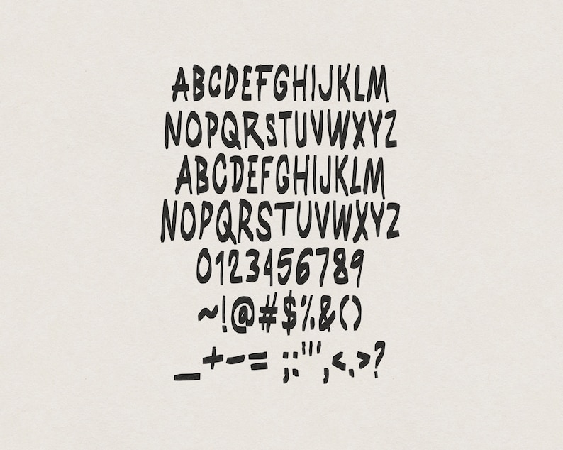 Block Hand Condensed: Trendy Handwritten Font | Modern Calligraphy ...