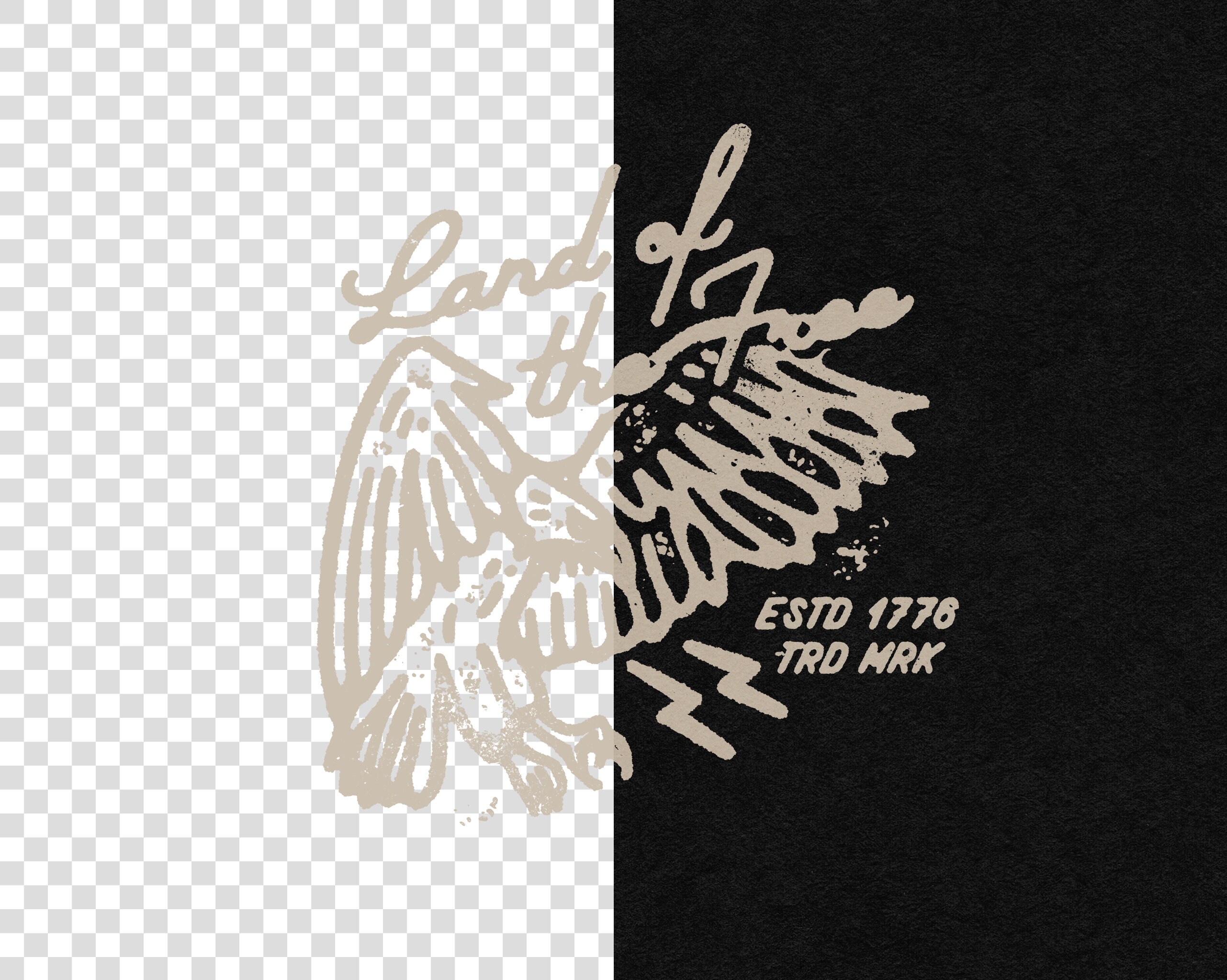 Land of the Free American Bald Eagle for July 4th, Independence Day ...