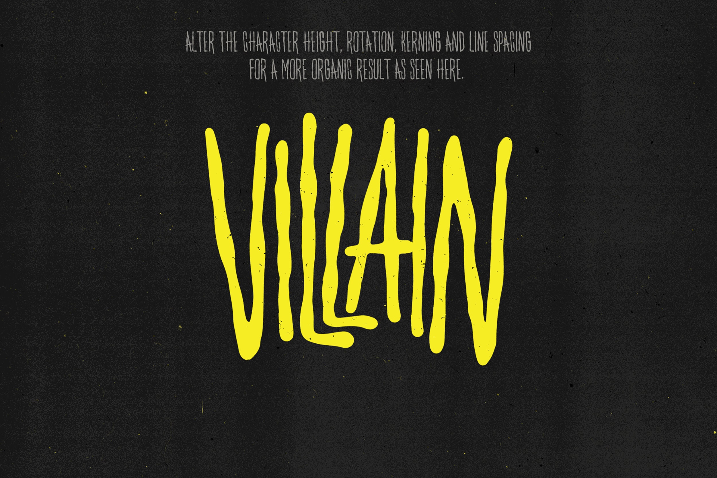 Villain Hand Written Organic Font Instant Digital Download for Logos ...