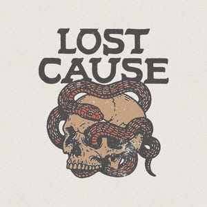 Lost Cause Wild West Snake Skull American Traditional Tattoo Cowboy ...