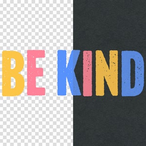 Be Kind Simple Minimal Inspirational and Motivational Saying ...
