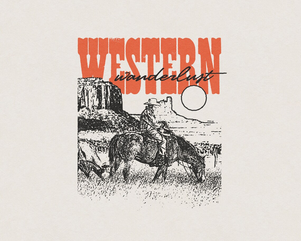 Western Wanderlust American Western Country Cowboy Travel Horse ...