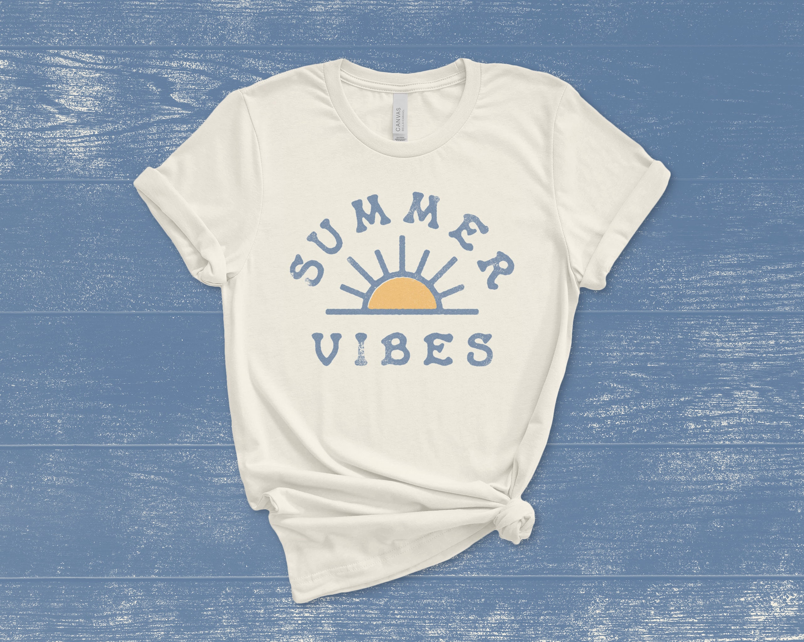 Summer Vibes Beach Transparent PNG Digital Download for DTG Printing ...