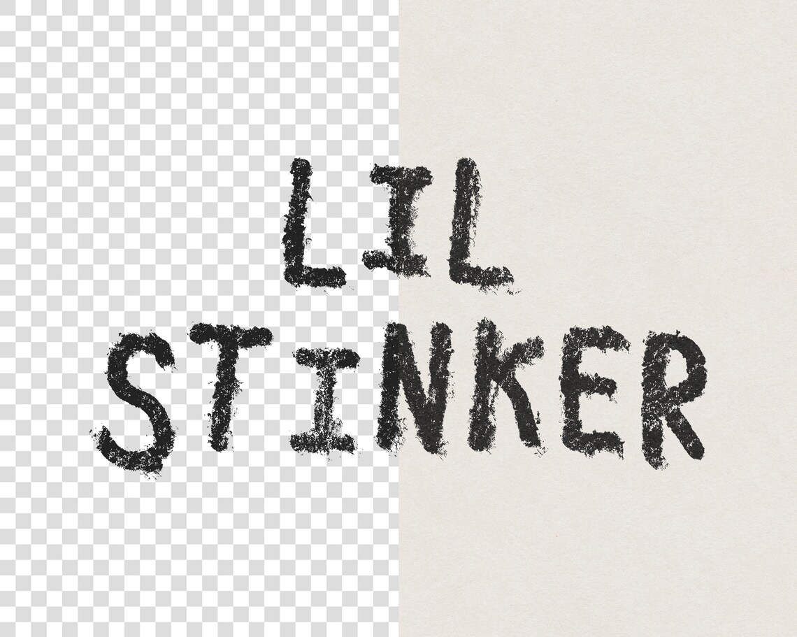 Lil Stinker Cute and Funny Minimal Children's, Kid's, Toddler's Crayon ...